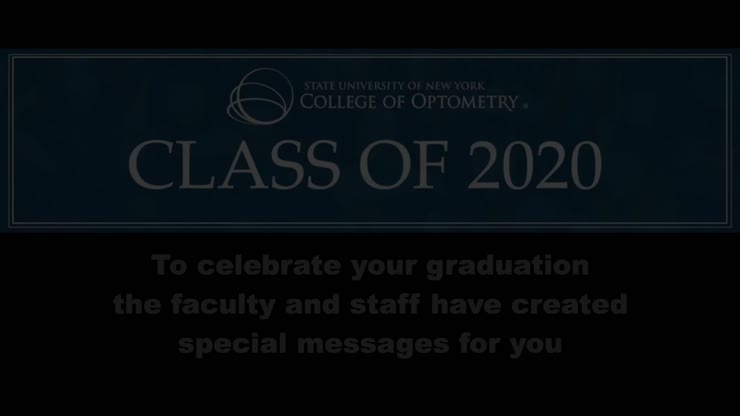 Faculty Messages to the Class of 2020