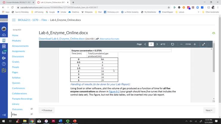 Lab 6 report assignment
