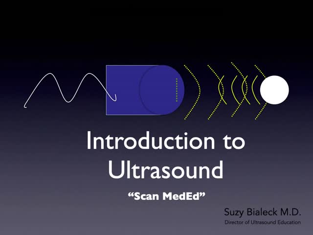 MS1 Basics of Ultrasound Lecture