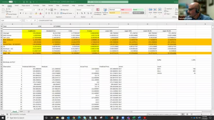 9 - Excel DSS Project - Higher, Lower, Same