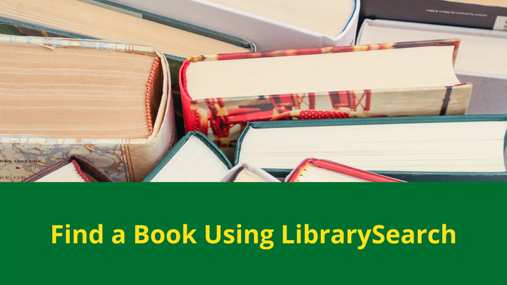 Find a book using LibrarySearch