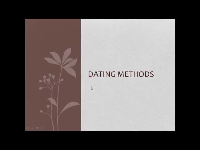 Lecture 22 - Relative Dating