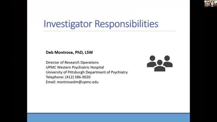 PI Responsibilities