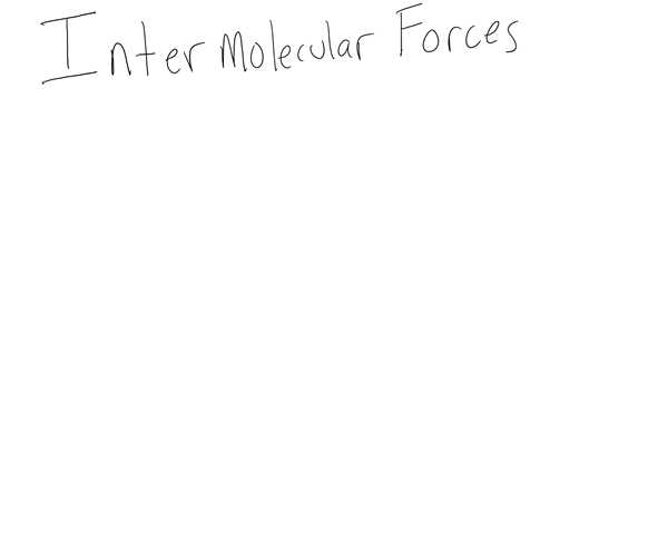 Intermolecular Forces