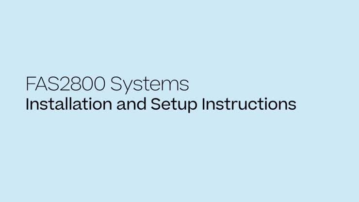 FAS2800 Systems ISI
