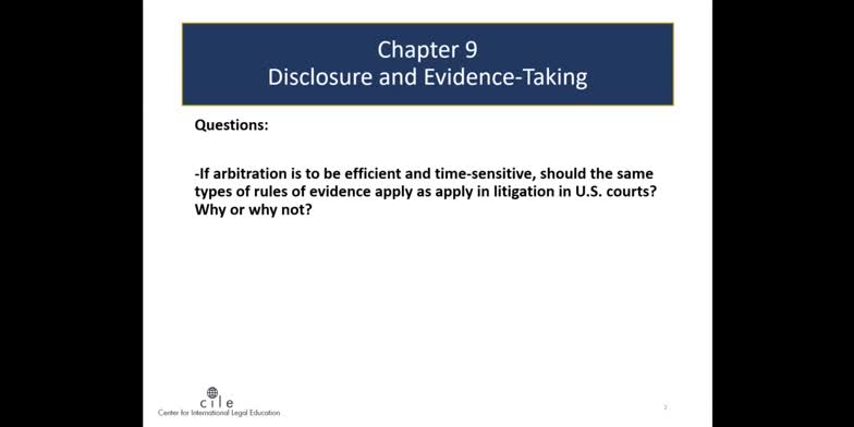 Video lecture ppt 8- Disclosure, Evidence and Confidentiality