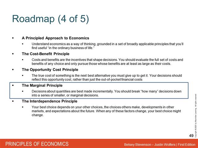 Diaz - Econ 201 - F22 - Ch1 Pt4 - The Marginal Principle