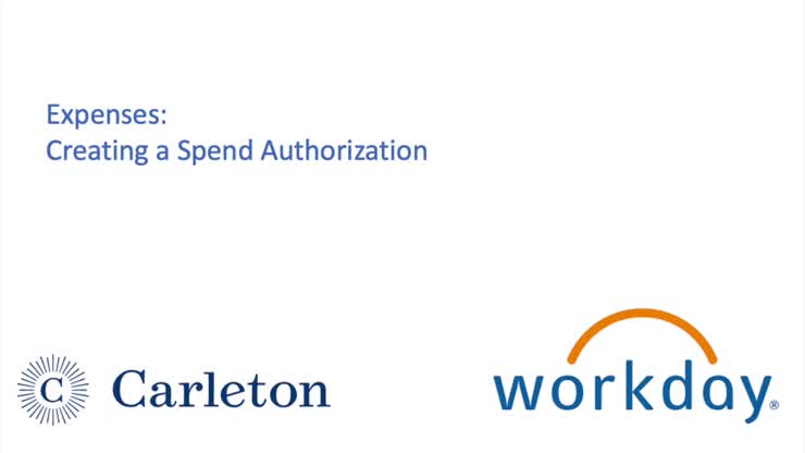 Creating a Spend Authorization