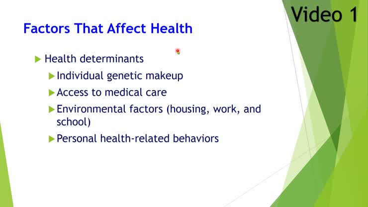 1. Factors That affect Health