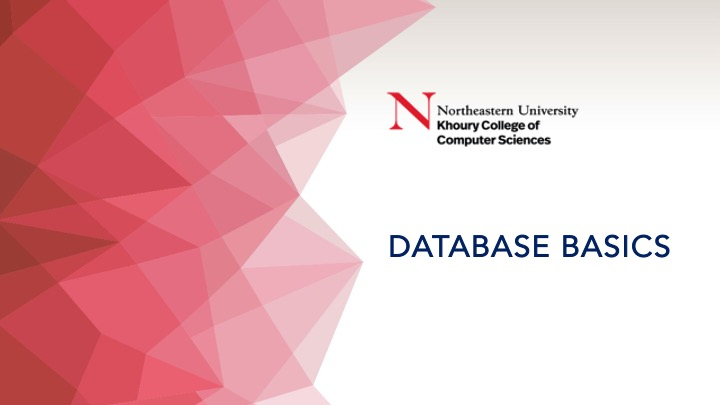 CS5200.Durant.Database Basics