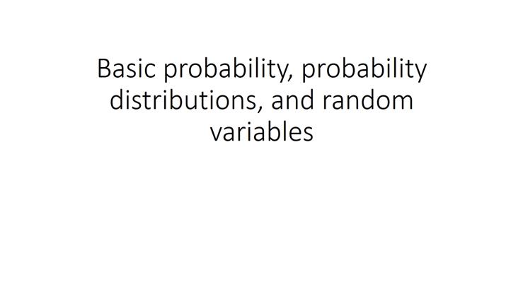 Probability Part 1