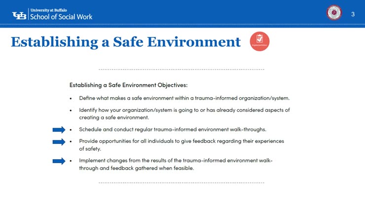 ITTIC Manual: Establishing a Safe Environment (Implementation)