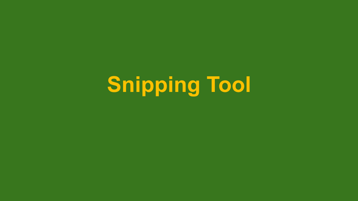 Snipping Tool