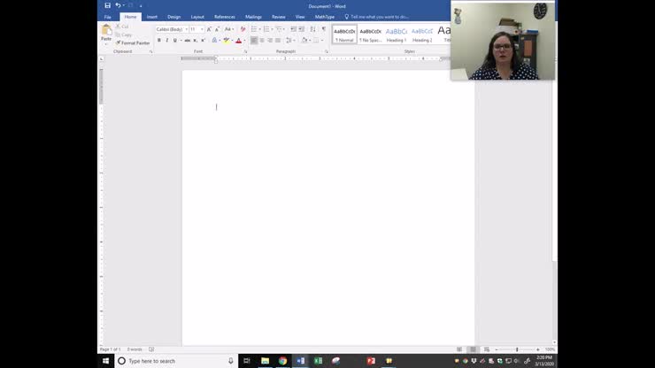 Equation in MS Word (equation editor)