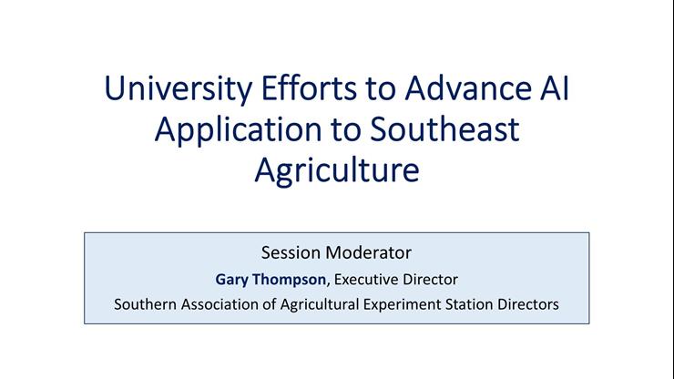 Panel 2: Administrative outlook and strategic directions to advance AI ...