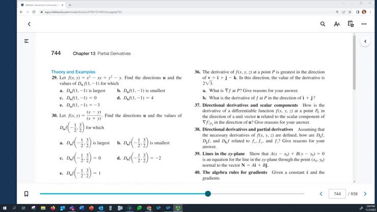Calculus 3 Section 13.5 #29a
