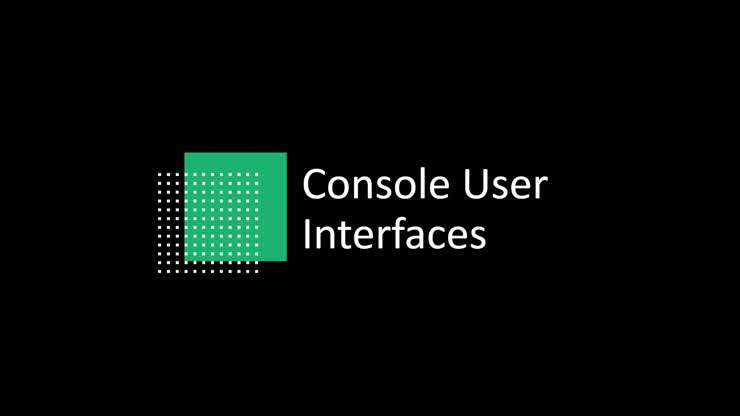 CS - 240 - Console User Interfaces