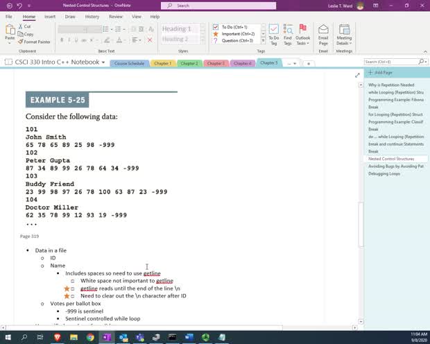 Nested Control Structures