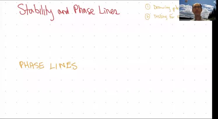 Lecture 6-1-2 Phase Lines