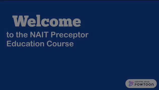 NAIT Preceptor Training2