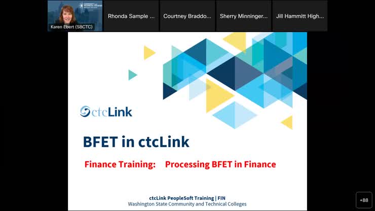 09.29.2022 FIN Training - BFET in ctcLink (Finance-side)