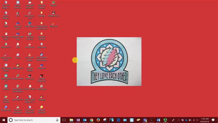 Accessing Learning Commons Schedule in OneNote
