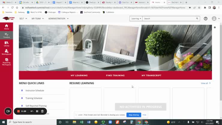 Managing Rosters for Instructors of RHT Classes