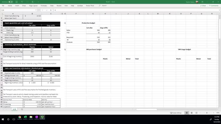 Demo Q6-35 DM Purchase Budget and DM Usage Budget