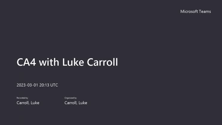 CA4 with Luke Carroll-20230301