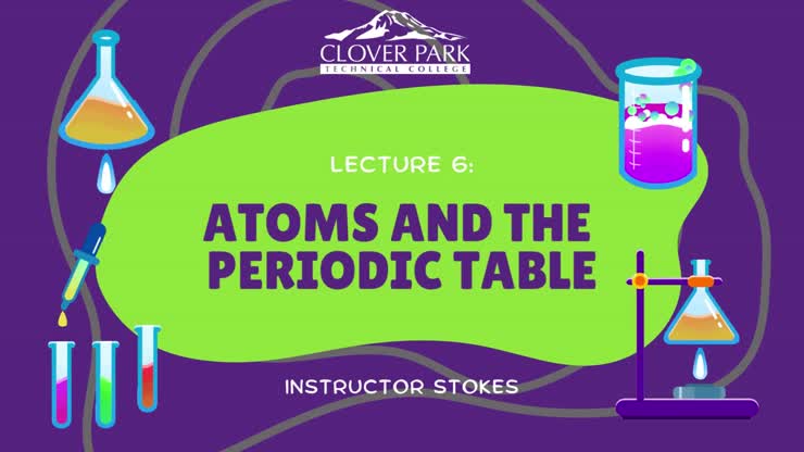 Lecture 6- Atoms and the Periodic Table