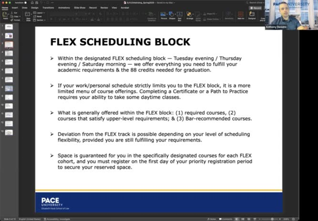 FLEX Academic Advising Session