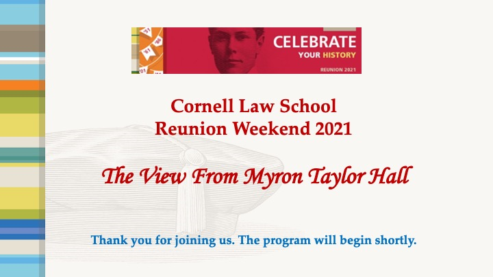 The View From Myron Taylor Hall