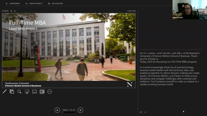 Full-time MBA Overview