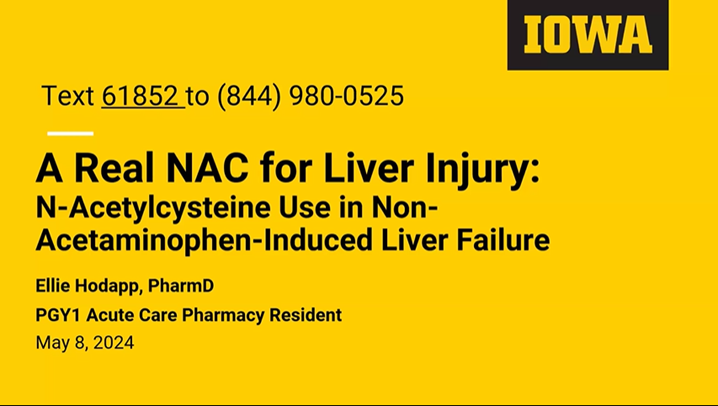 Pharmacy Grand Rounds - Real NAC for Liver Injury: N-Acetylcysteine Use ...