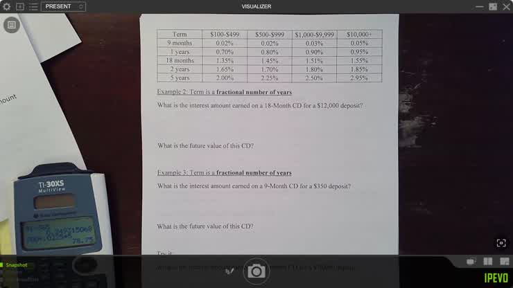 Simple & Compound Interest - Basic Applications - Part 2