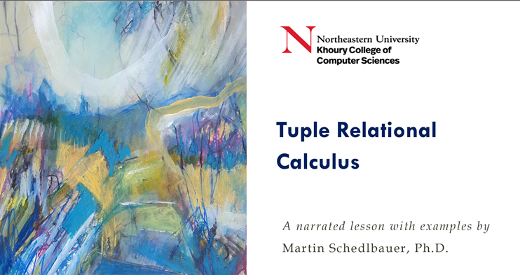 Tuple Relational Calculus (MS)