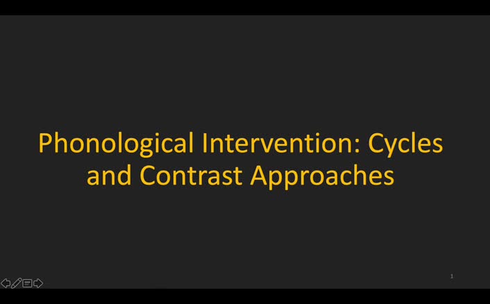 Part 1: Cycles Approach