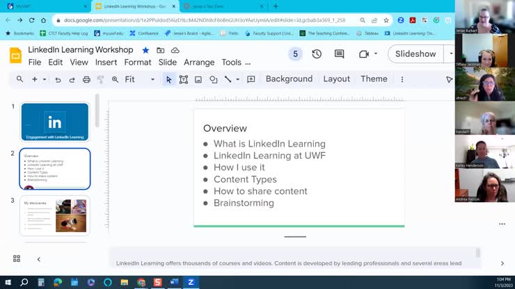 Engaging with LinkedIn Learning