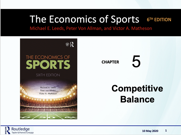 Ch5 #10: MLB Competitive Balance Tax