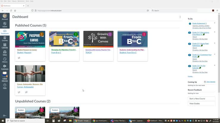 How to view grades within Canvas?