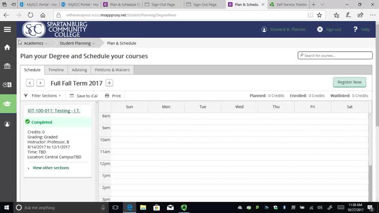 Student Planning Video 8 - Unofficial Transcript
