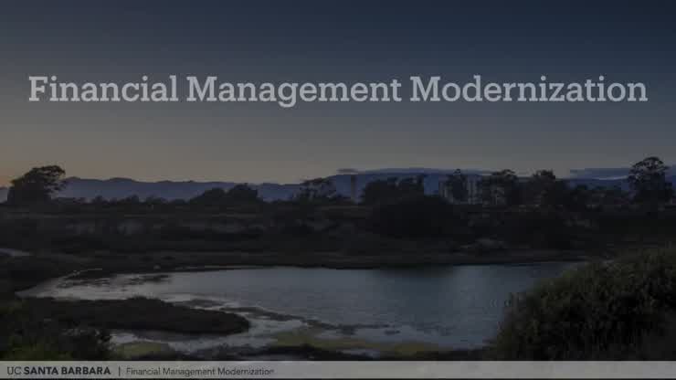 Introduction: UCSB Financial Management Modernization