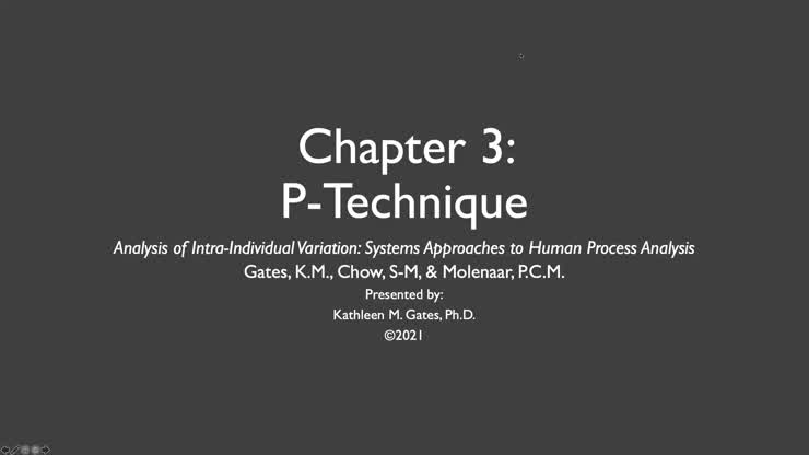 Chapter 3 P-Technique