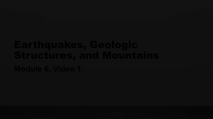 Module 6, Lecture 1, Seismic Waves