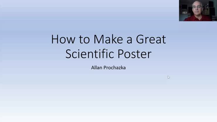 How to Create a Scientific Poster Video (Optional MS4 Capstone)