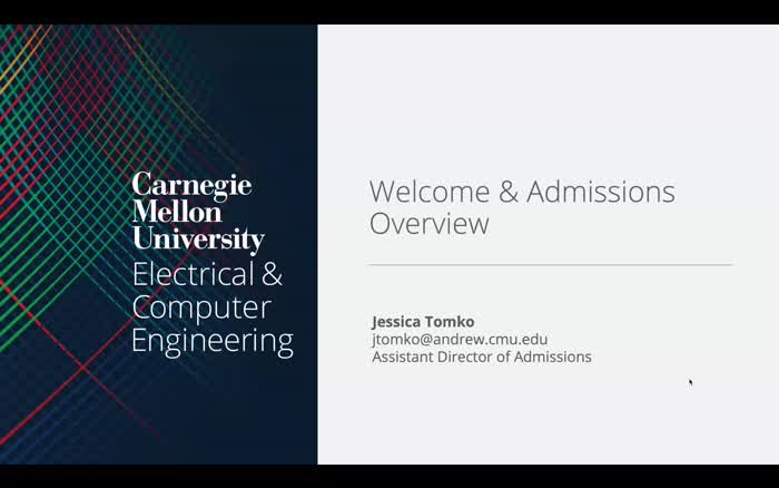 MS ECE Pittsburgh Programs Info Session