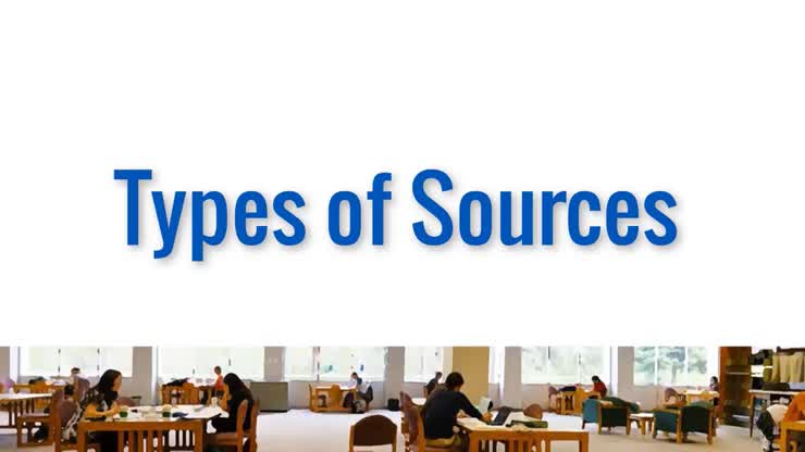 Types of Sources