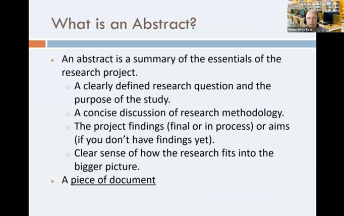 How to create a scientific abstract and design a research poster