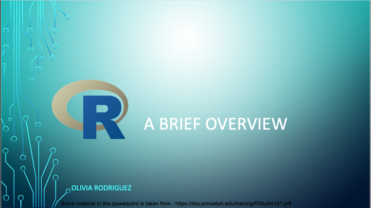 Introduction to R and R Studio