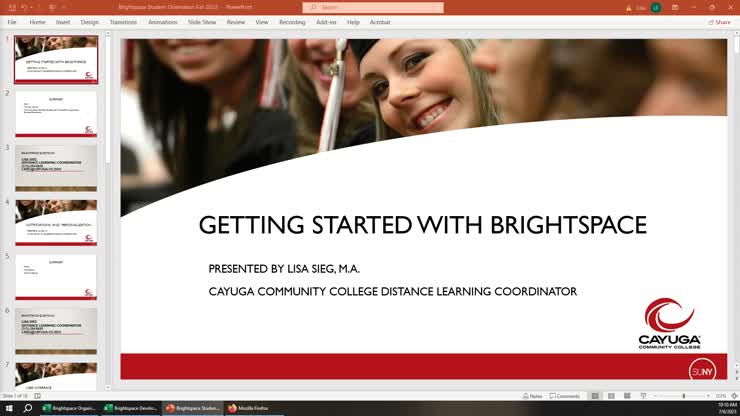 Getting Started with Brightspace